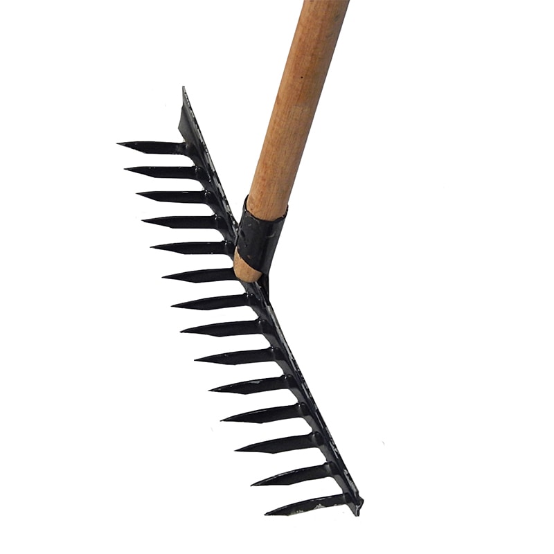 Ancinho Simples 14 Dentes Com Cabo Reto Tarza | Novo Campo