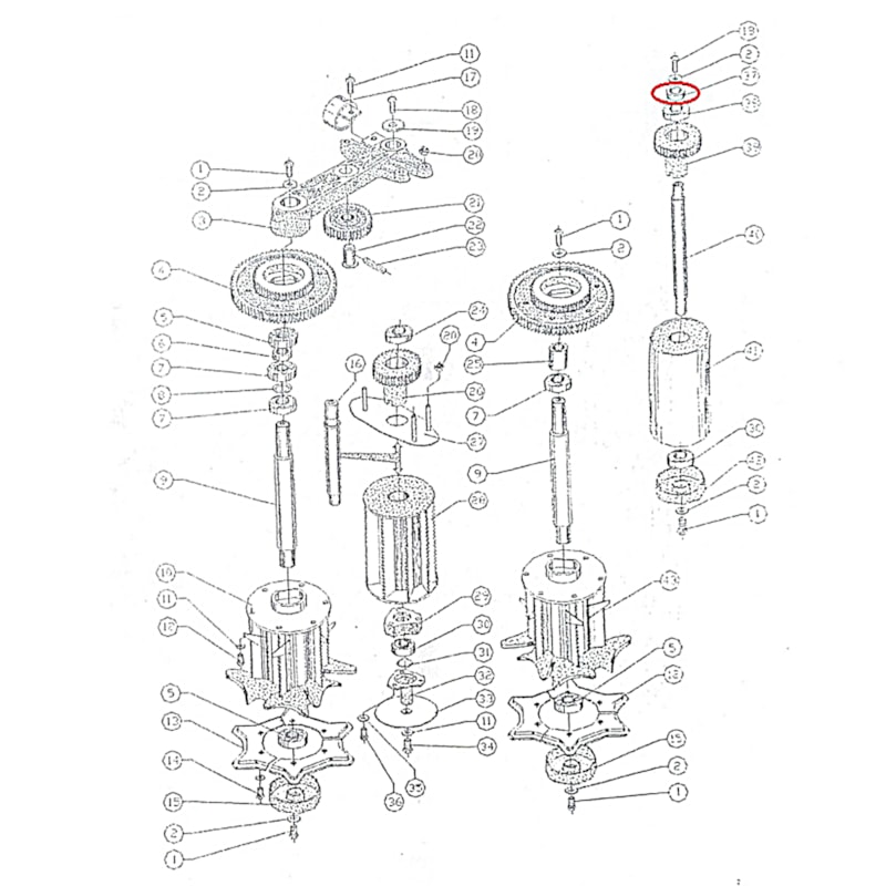 Bucha Superior Cilindro Liso Colhedora JF 90 JF Máquinas 02043946 ...