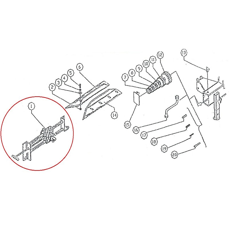 Conjunto Afiador Completo Colhedora JF 90 JF Máquinas 02043401 | Novo Campo