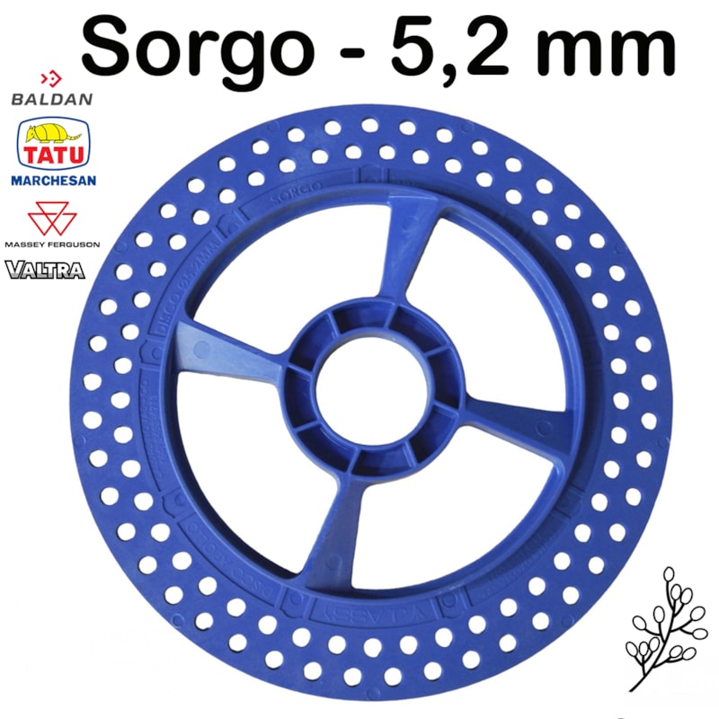 Disco Sorgo 90F 5,2mm Universal L-Rampa J.Assy 1010079 - Loja Novo Campo