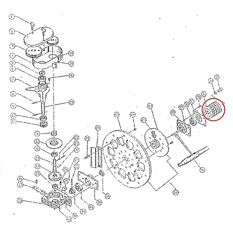Polia Rotor Colhedora JF 90 Millenium JF Máquinas 03016124 | Novo Campo