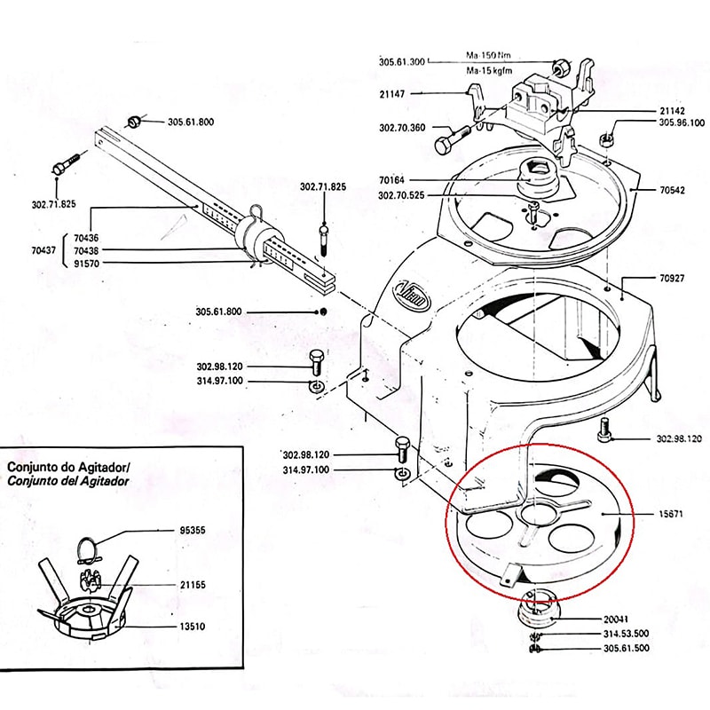 Registro De Saída (Antigo) Adubadeira Vicon 15671 | Novo Campo